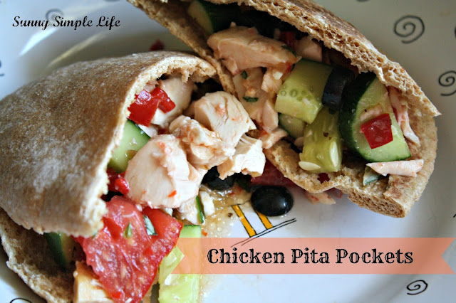 Sunny Simple Life: Simple Summer Chicken Pita Pockets
